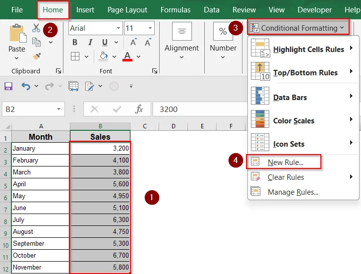 How to Highlight Highest Value in Excel (5 Suitable Ways) | Excel Insider