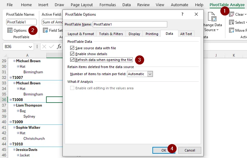 How to Change Pivot Table Data Source in Excel | Excel Insider