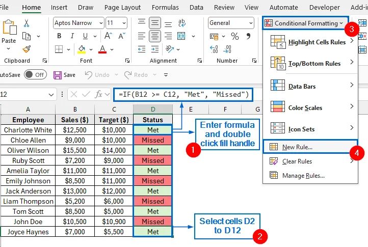 How to Use IF Statement in Excel Conditional Formatting | Excel Insider