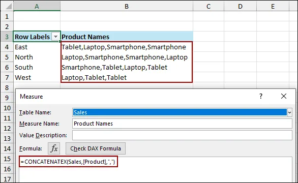 How to Show Text in Values Area of Excel Pivot Table | Excel Insider