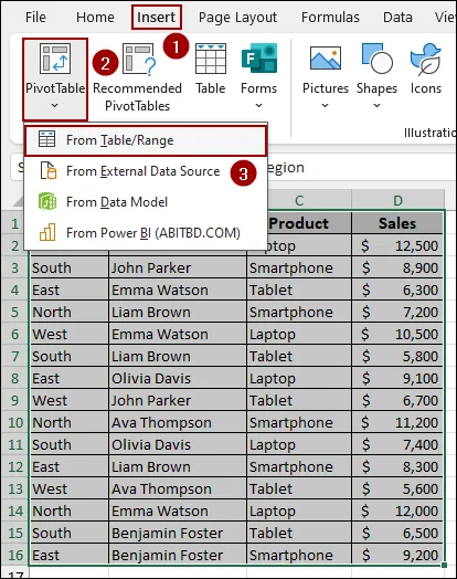 How to Show Text in Values Area of Excel Pivot Table | Excel Insider